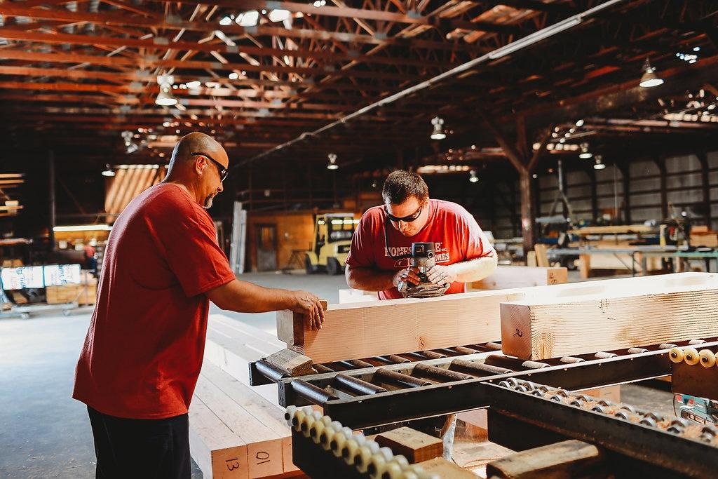 What’s the Manufacturing Process? - Blue Ridge Custom and Log Homes